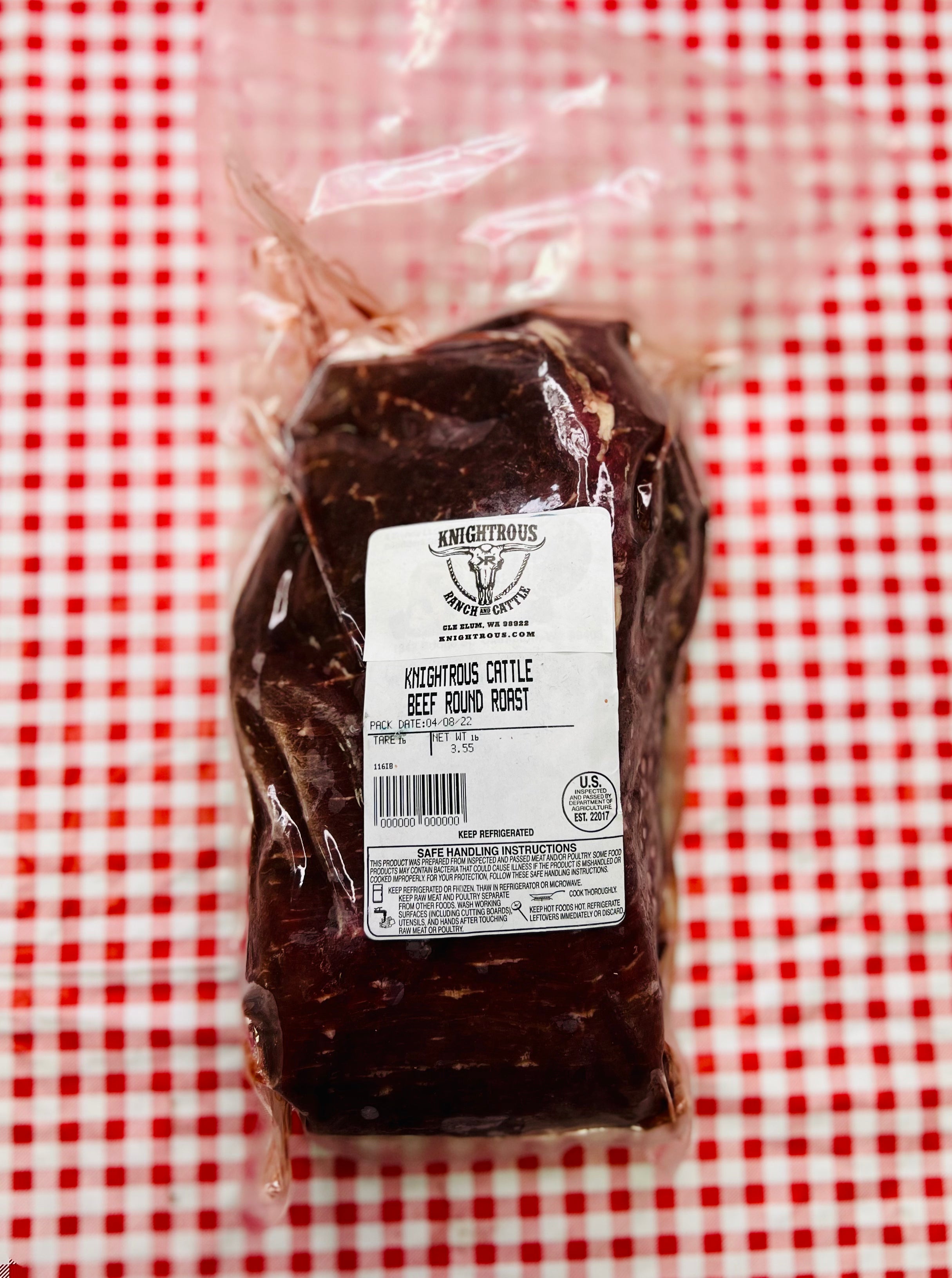 ROASTS: Beef Round Roast (Eye of the Round Roast) – Shop Knightrous